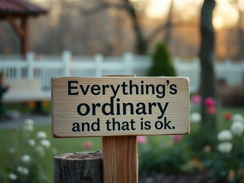 Nice and ordinary – my slice of life blog